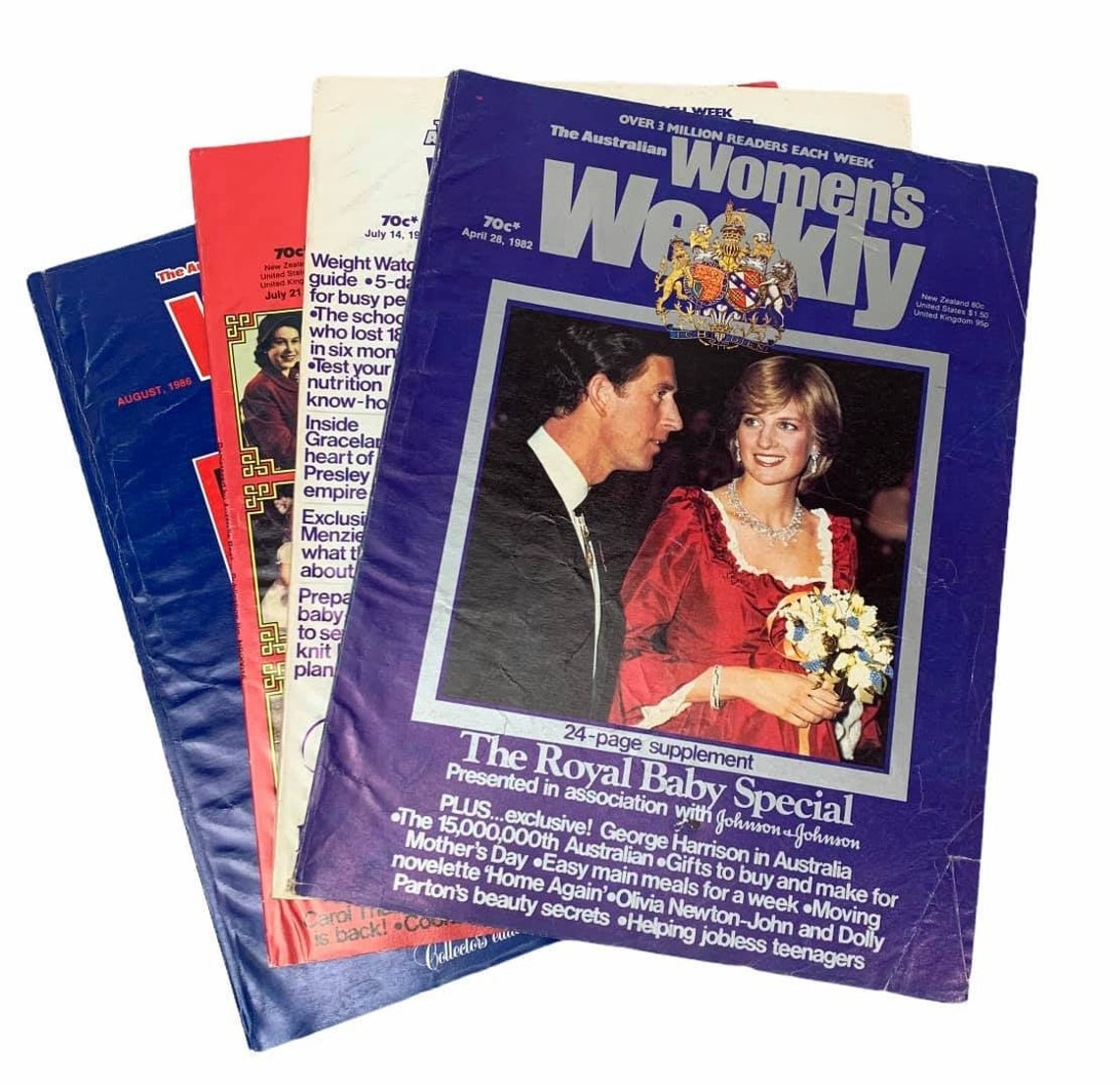 The Australian Women's Weekly | 1980's | Vintage Lot of 4 Magazines ...