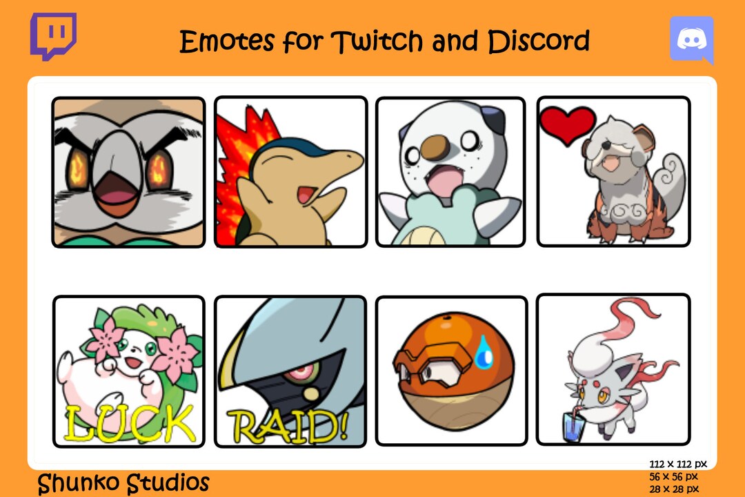Pokémon Leyendas: Arceus Emote Bundle - Etsy España