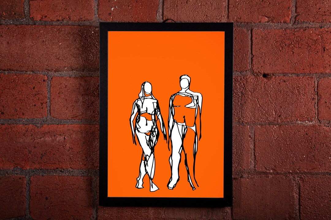 HUMANS A4: Illustration Art Print by HUMAN ARTISTRY. - Etsy