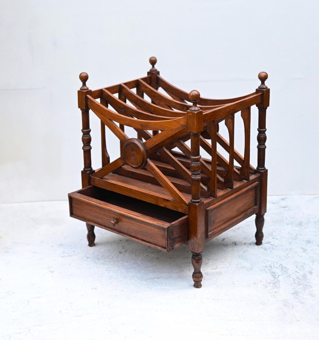 Antique Newspaper Rack, Very Special and Beautiful!! - Etsy