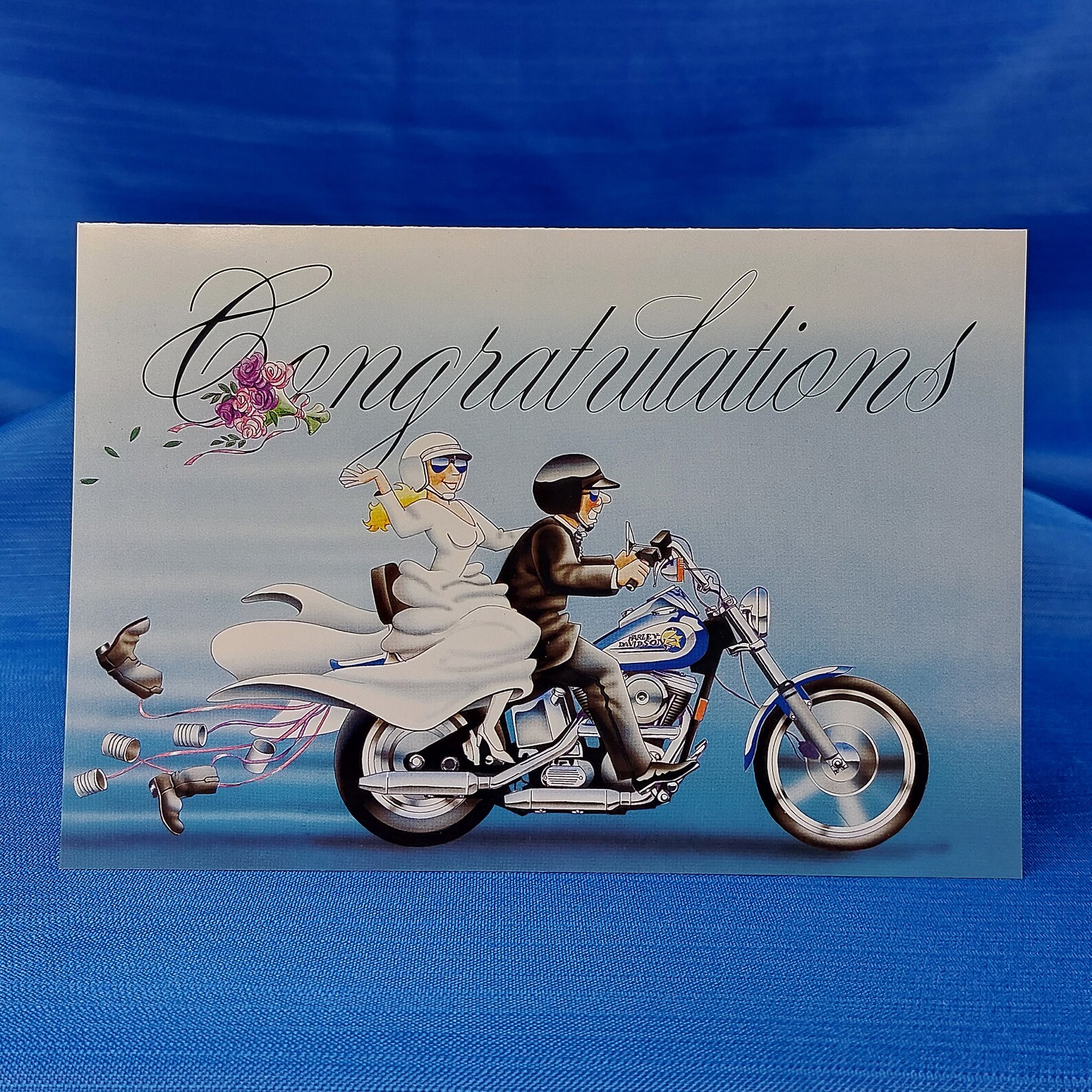Harley Davidson Wedding Marriage Greeting Card W39 - Etsy