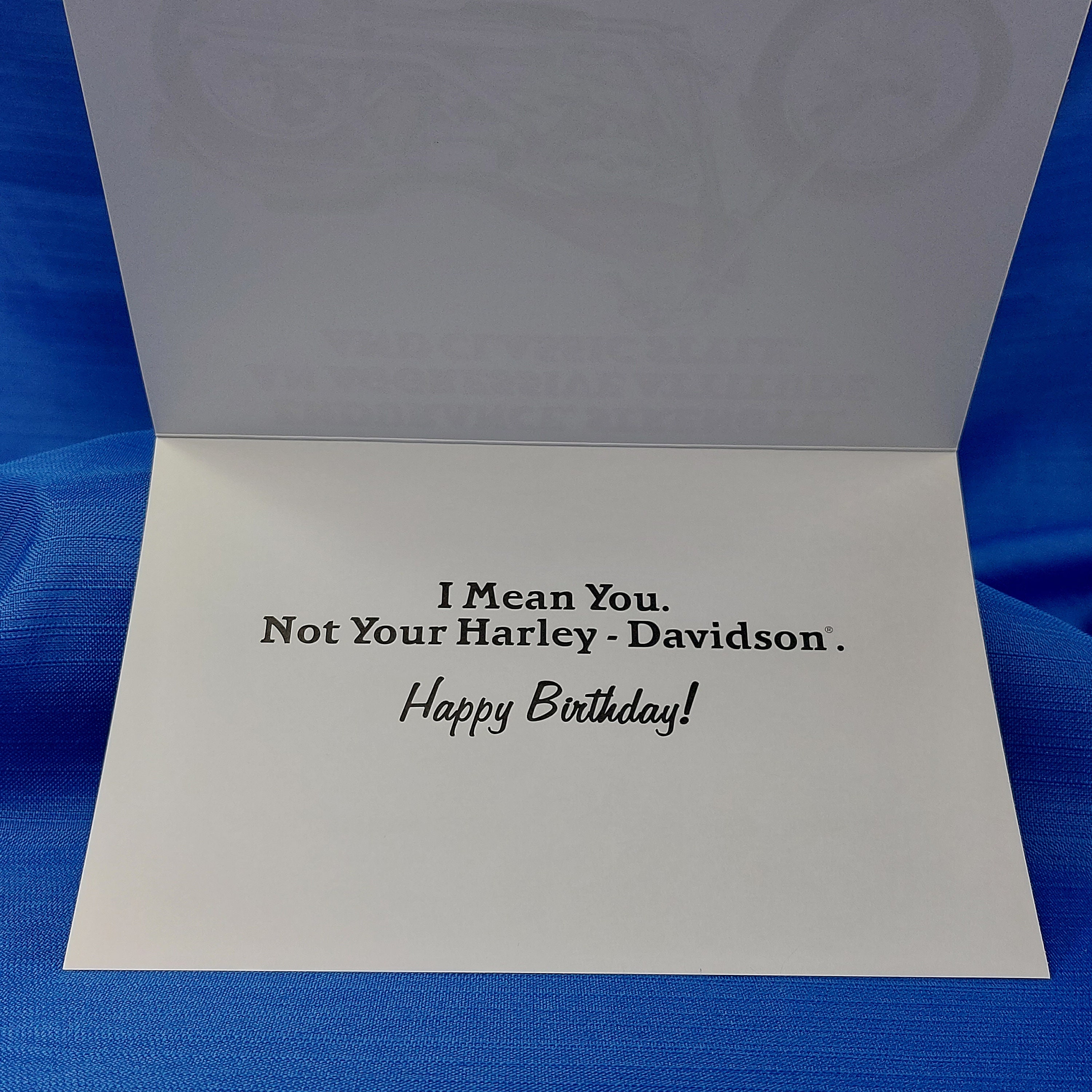 Harley Davidson Birthday Greeting Card - W66 - Etsy