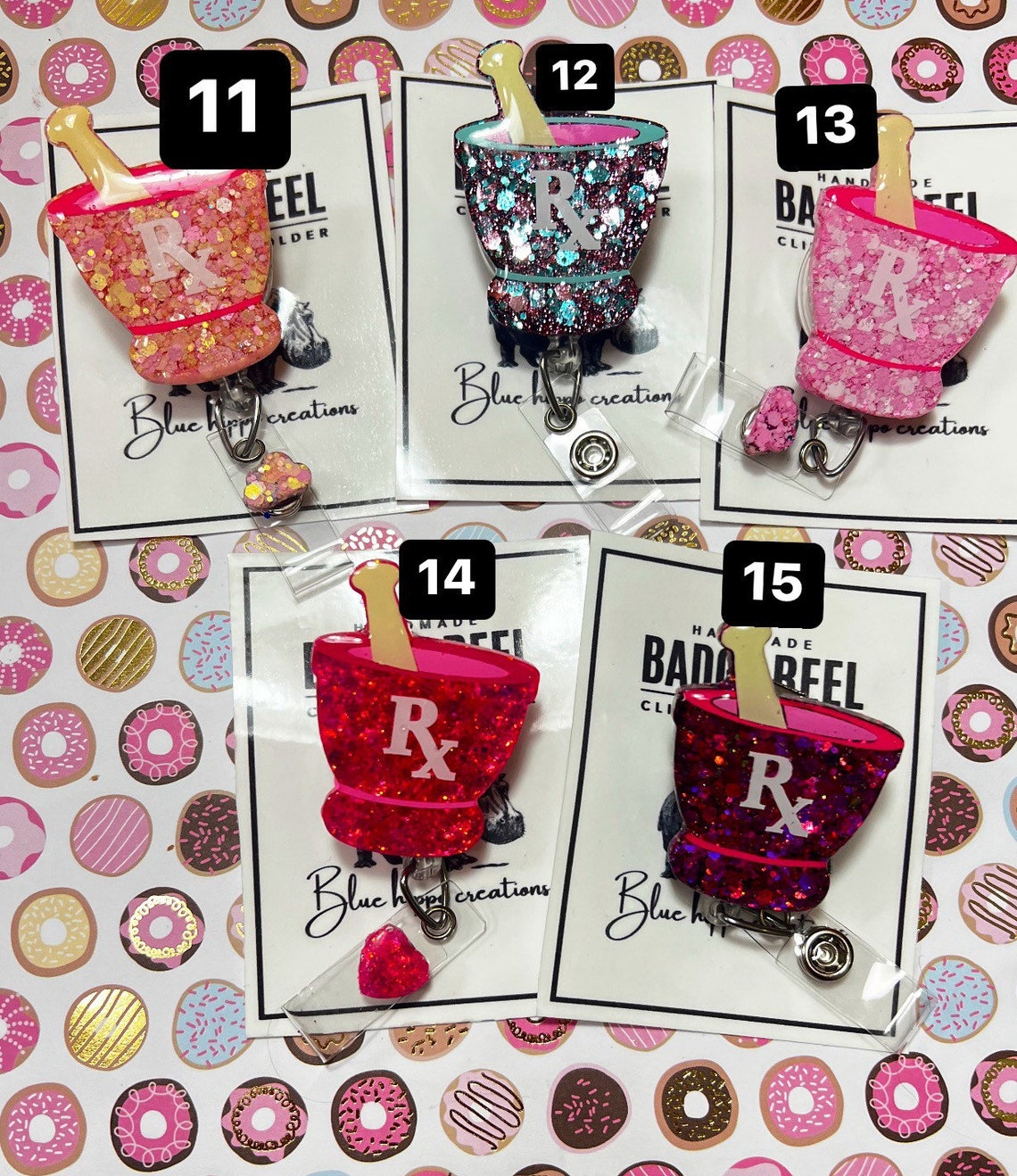 Pharmacy Badge Reel//name Tag Badge//nurse Reel Badge//rx - Etsy