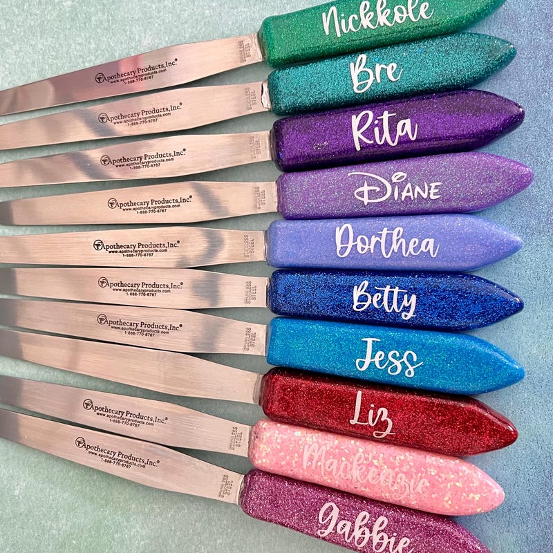 Personalized Spatula Blue - Etsy