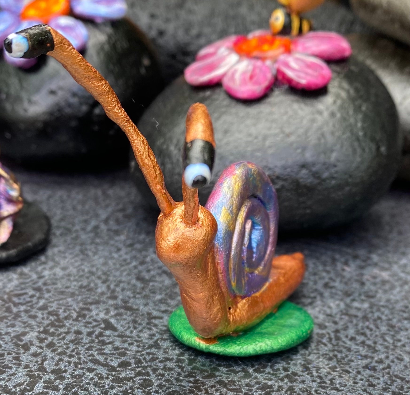 Rainbow snails | Etsy