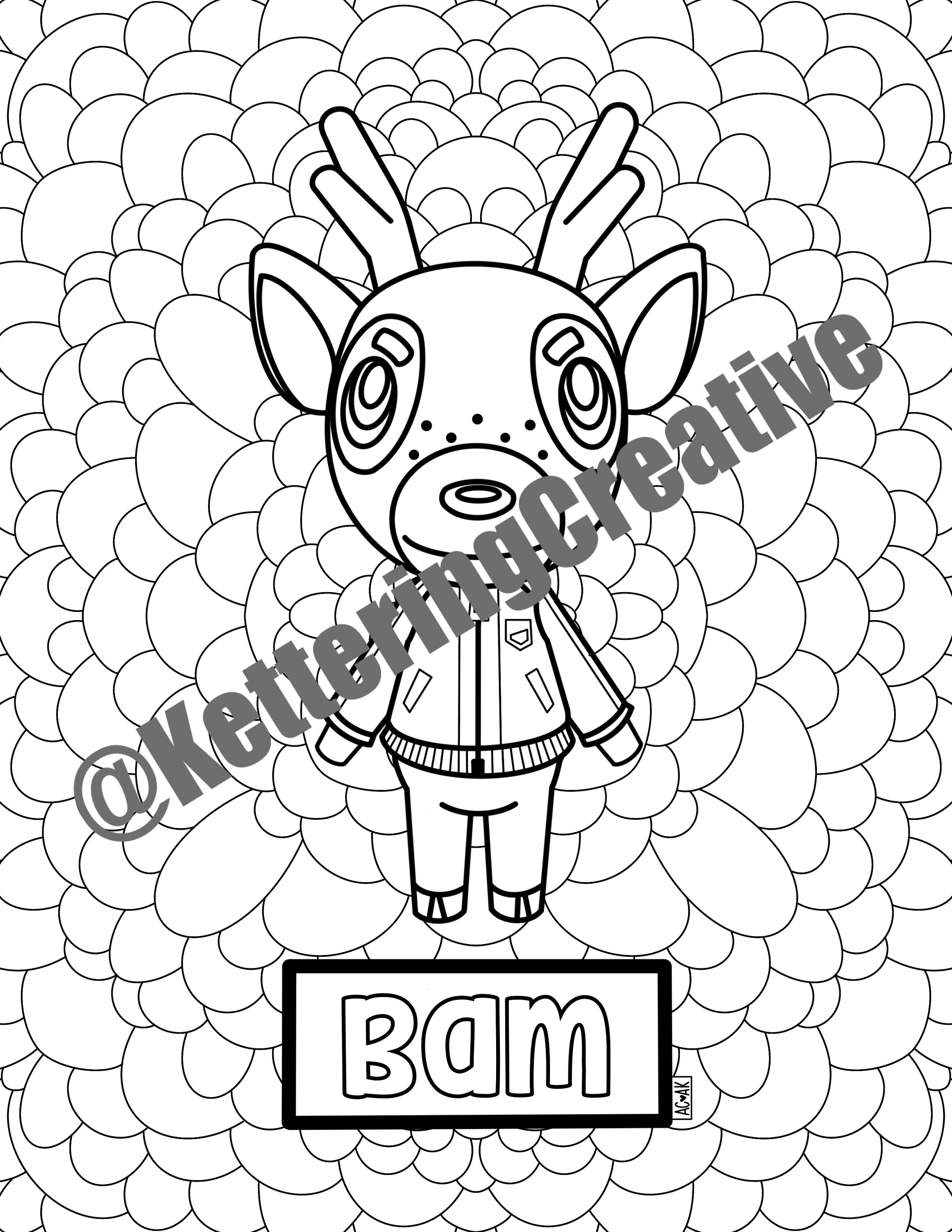 Bam Bam Coloring Pages To Print