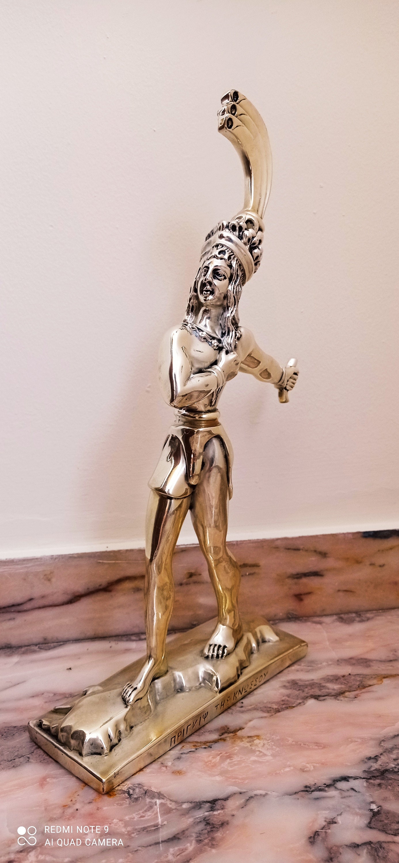 The Prince of Knossos Statue - Etsy UK