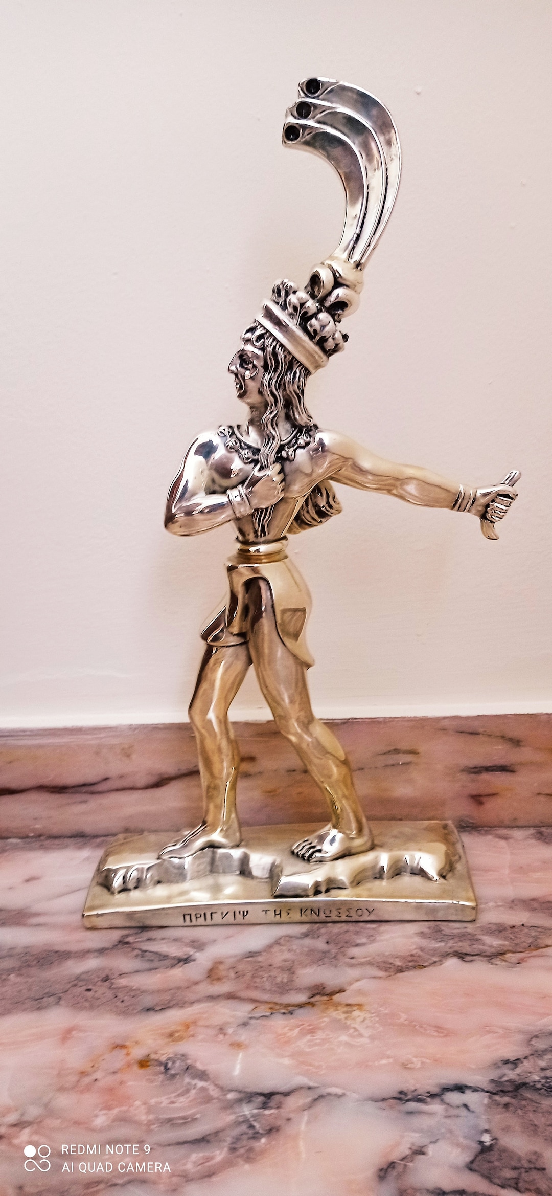 The Prince of Knossos Statue - Etsy UK