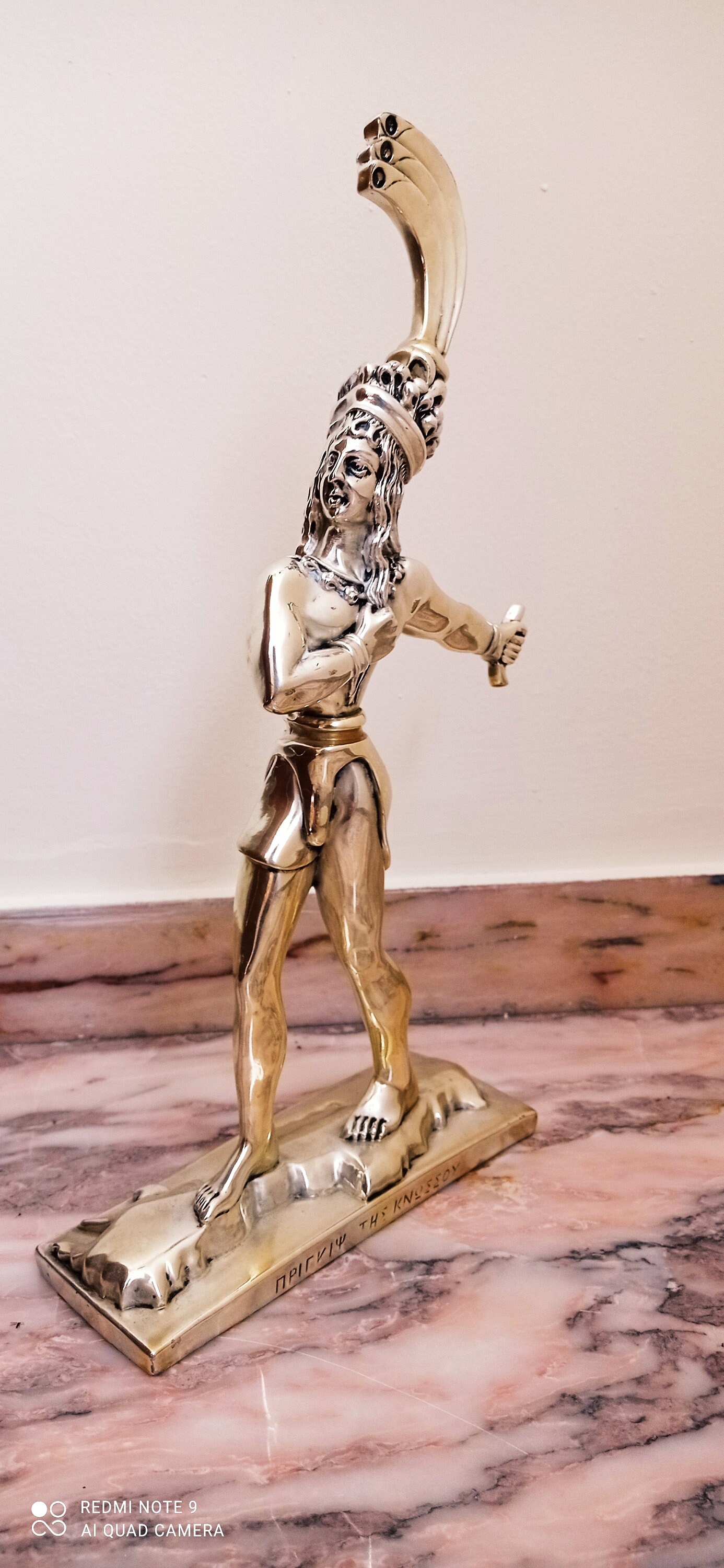 The Prince of Knossos Statue - Etsy UK