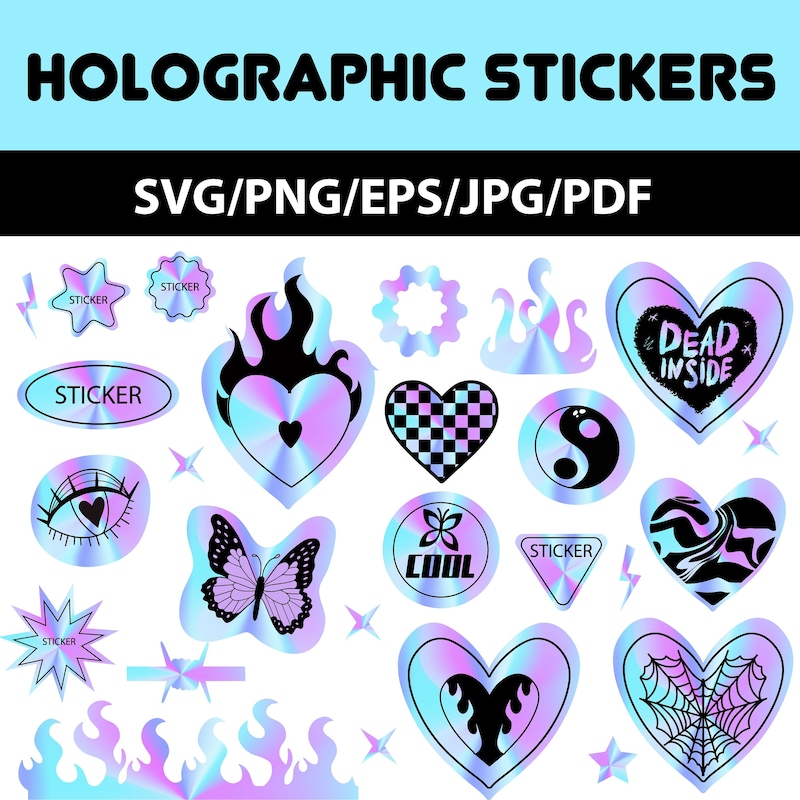 Y2k Vector Pack - Etsy