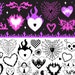 Digital Y2K Emo BIG BUNDLE 15 in 1 Vector and Png - Etsy