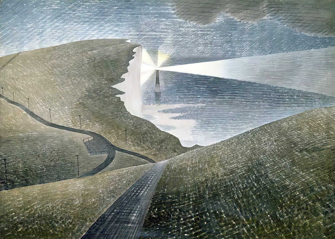 Eric Ravilious A4 Prints: ‘beachy Head’. - Etsy