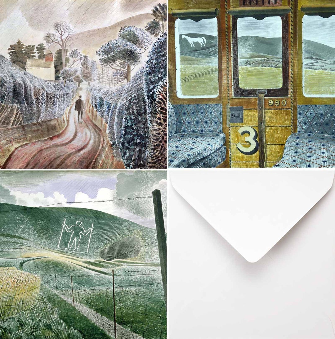 The Eric Ravilious Greetings Card Collection (no. 1). - Etsy