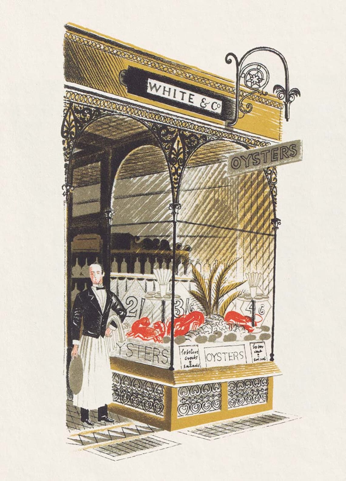 The Eric Ravilious High Street Postcard Collection part I. - Etsy UK