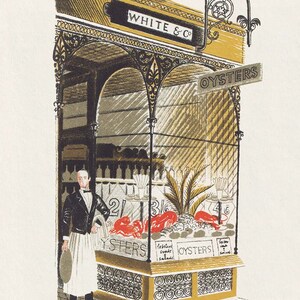 The Eric Ravilious High Street Postcard Collection (part I). - Etsy UK