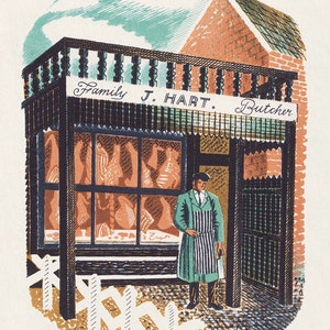 The Eric Ravilious High Street Postcard Collection (part I). - Etsy UK