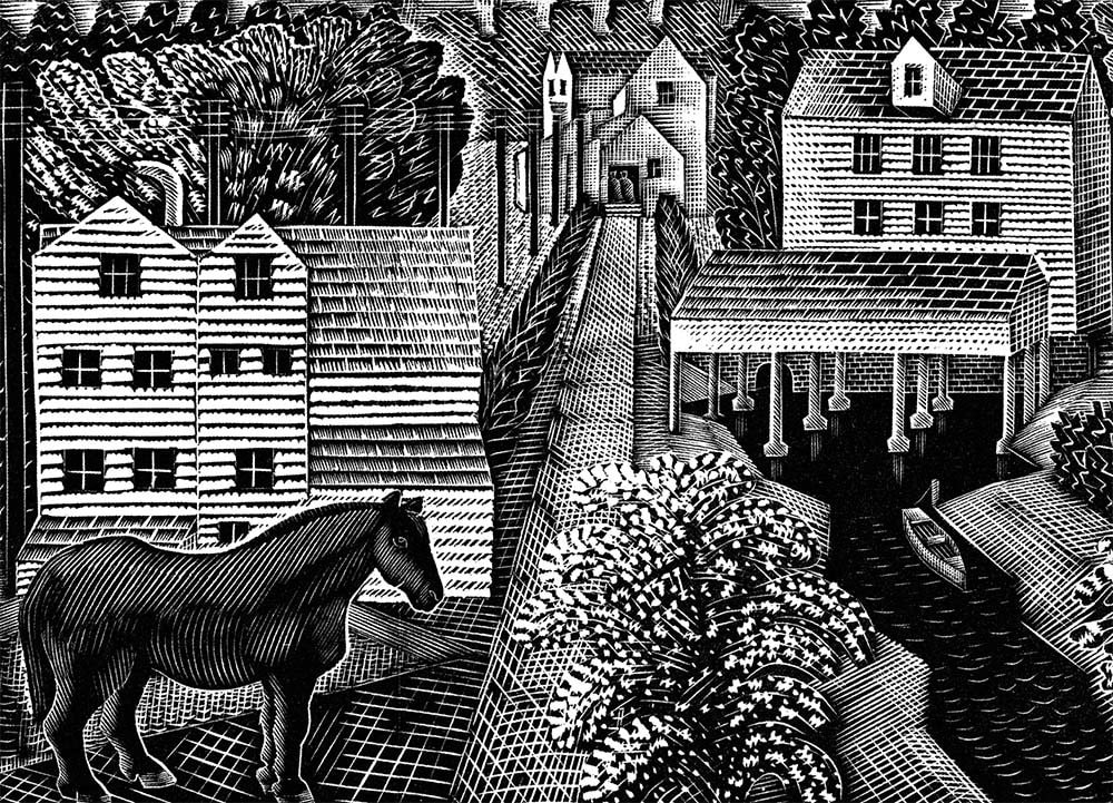 The Eric Ravilious Wood Engraving Postcard Collection part II. - Etsy