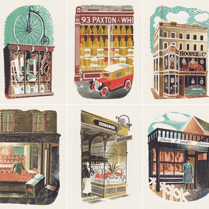 The Eric Ravilious High Street Postcard Collection (part I). - Etsy UK