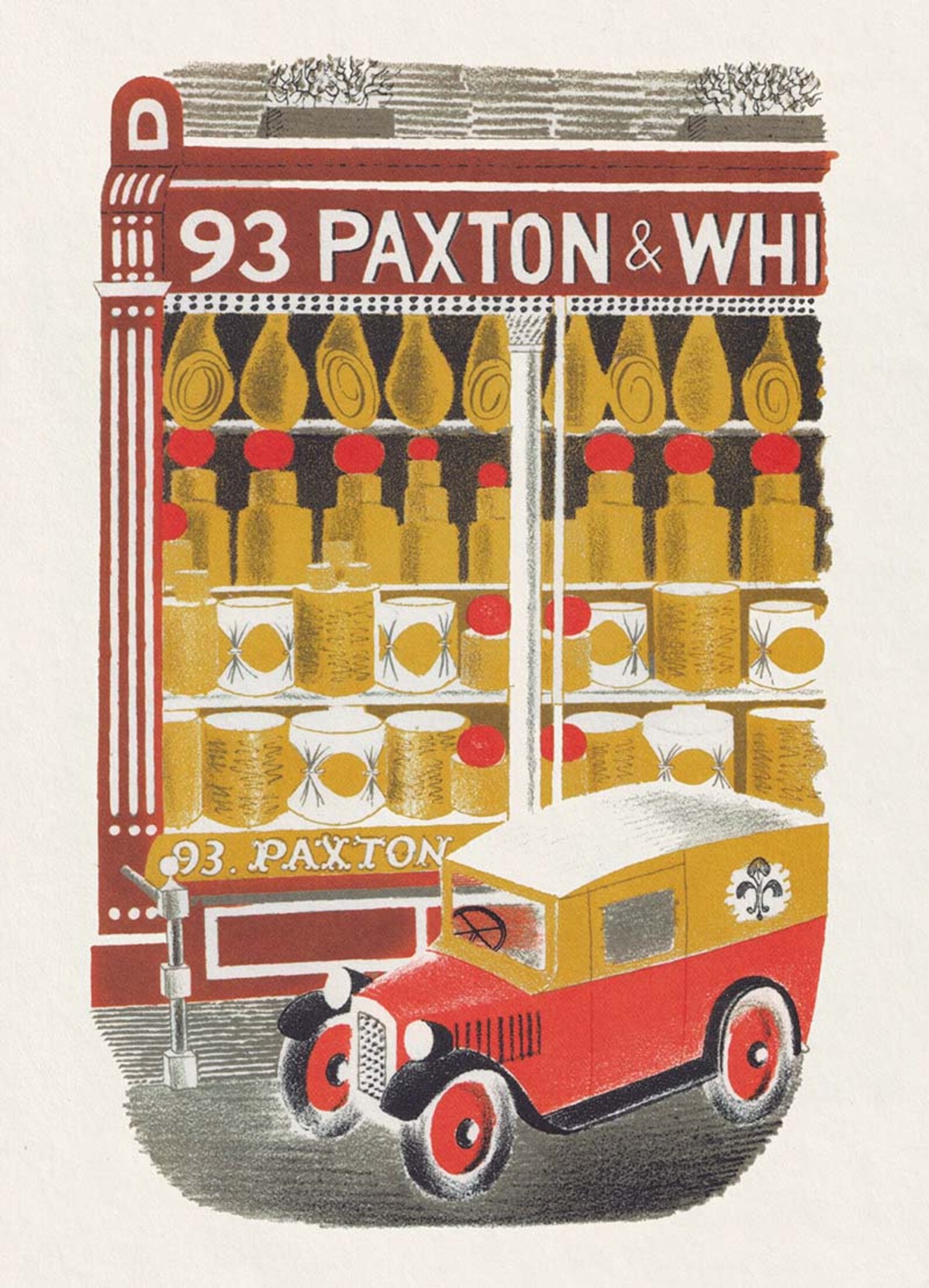 The Eric Ravilious High Street Postcard Collection (part I). - Etsy UK