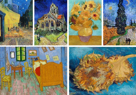 The Vincent Van Gogh Postcard Collection. - Etsy
