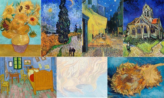The Vincent Van Gogh Postcard Collection. | Etsy