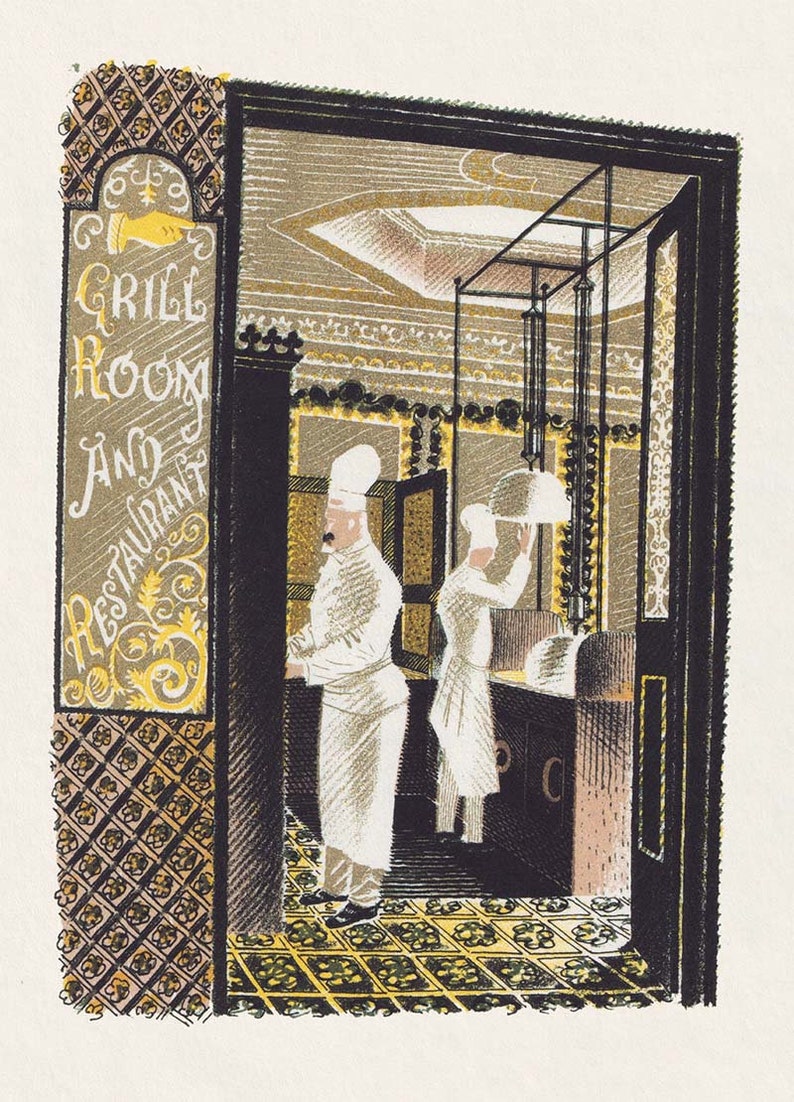 The Eric Ravilious High Street Postcard Collection part II. - Etsy UK