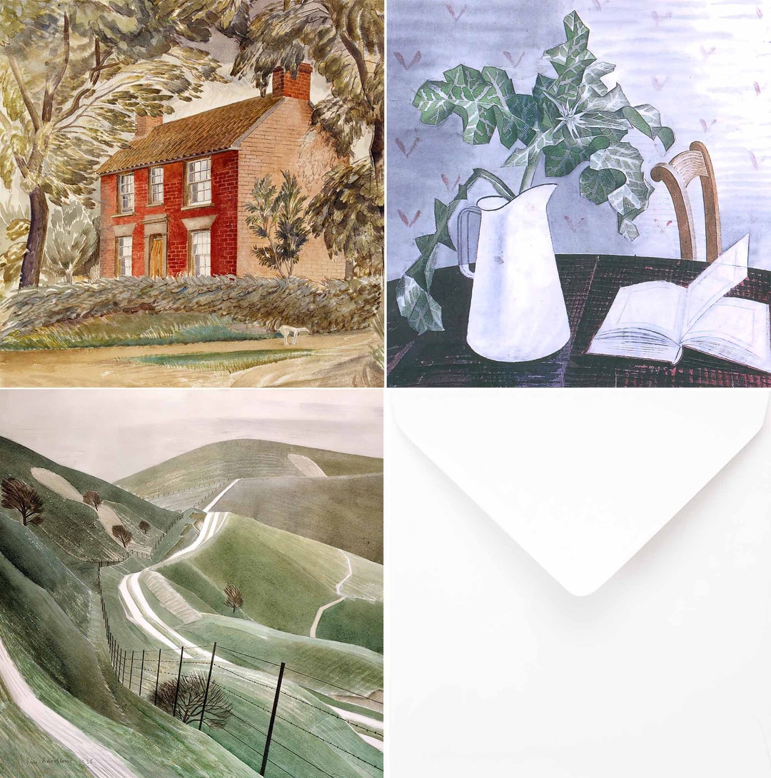 The Eric Ravilious ‘indoors and Out’ Greetings Card Collection. - Etsy