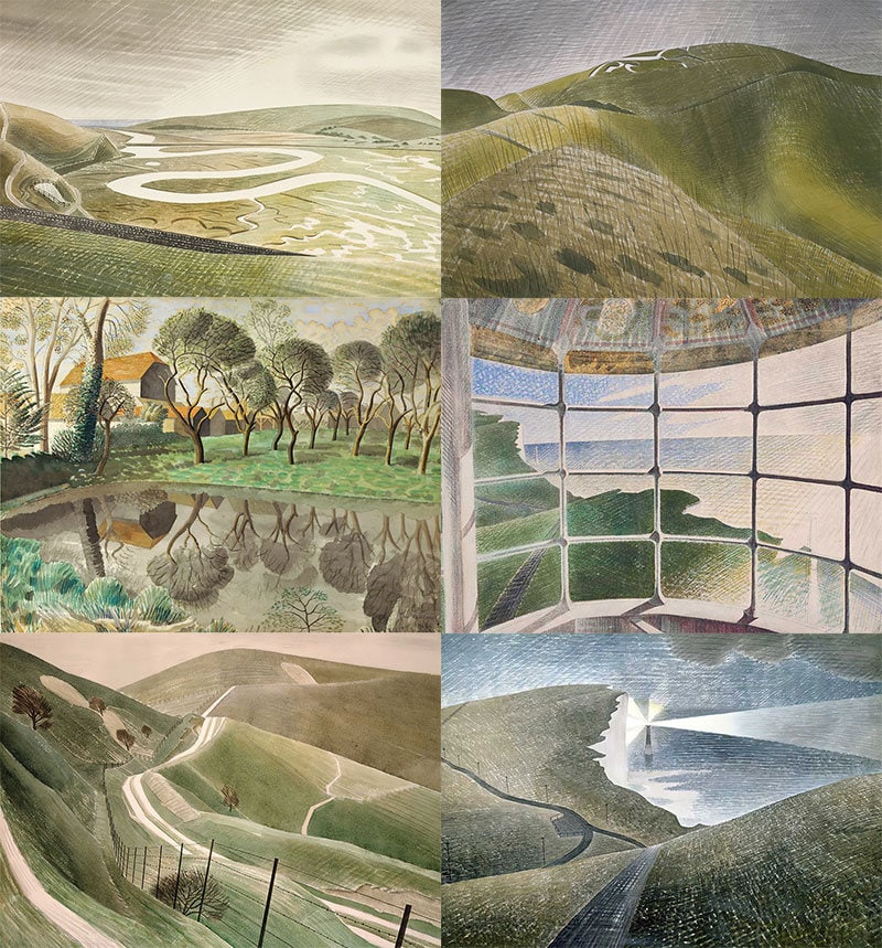 The Eric Ravilious Postcard Collection (no. 1). - Etsy UK