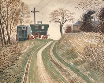 Chalk Paths by Eric Ravilious Print Poster - Etsy