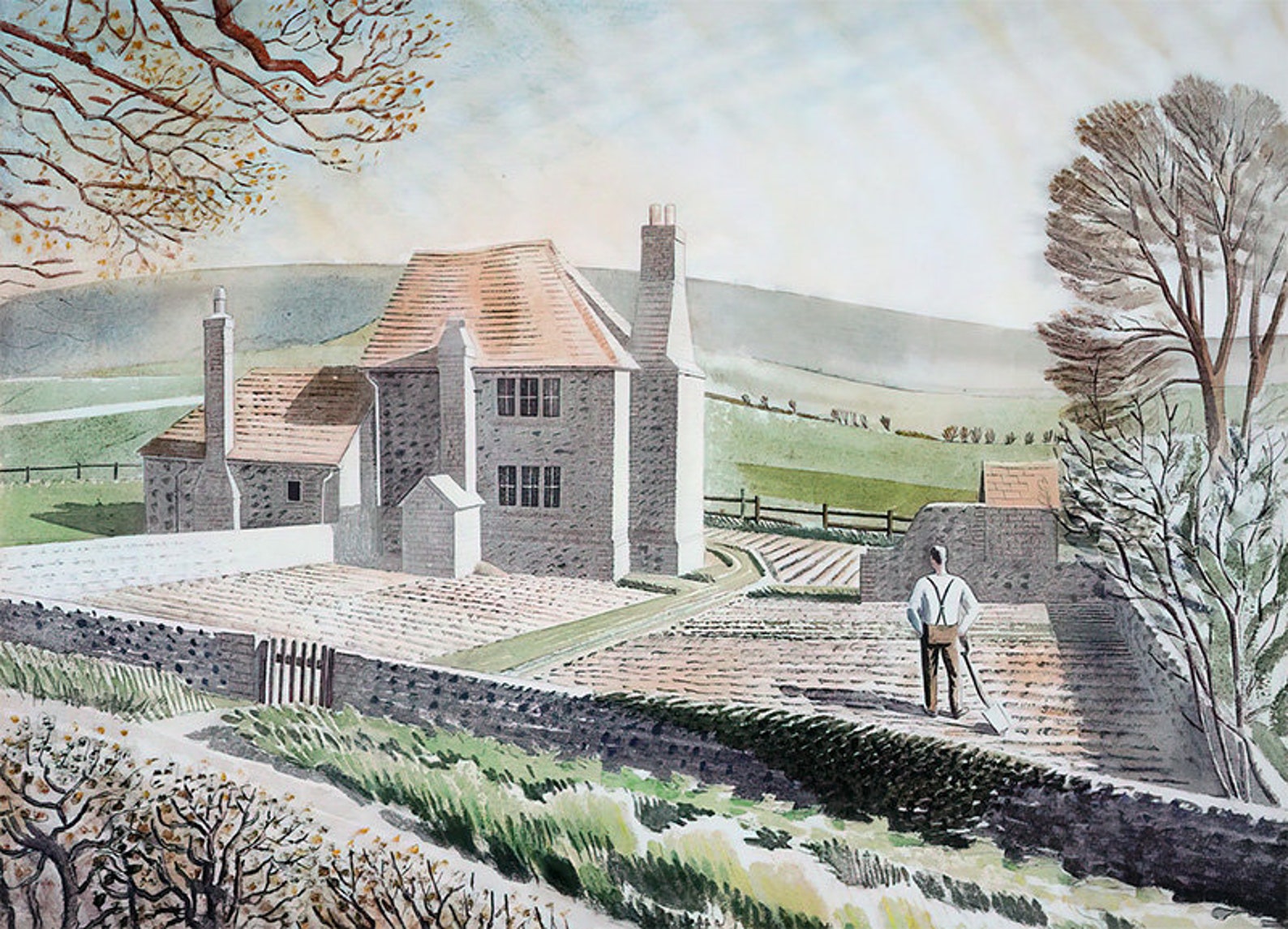 The ‘ravilious in Sussex’ Postcard Collection (part I) - Etsy