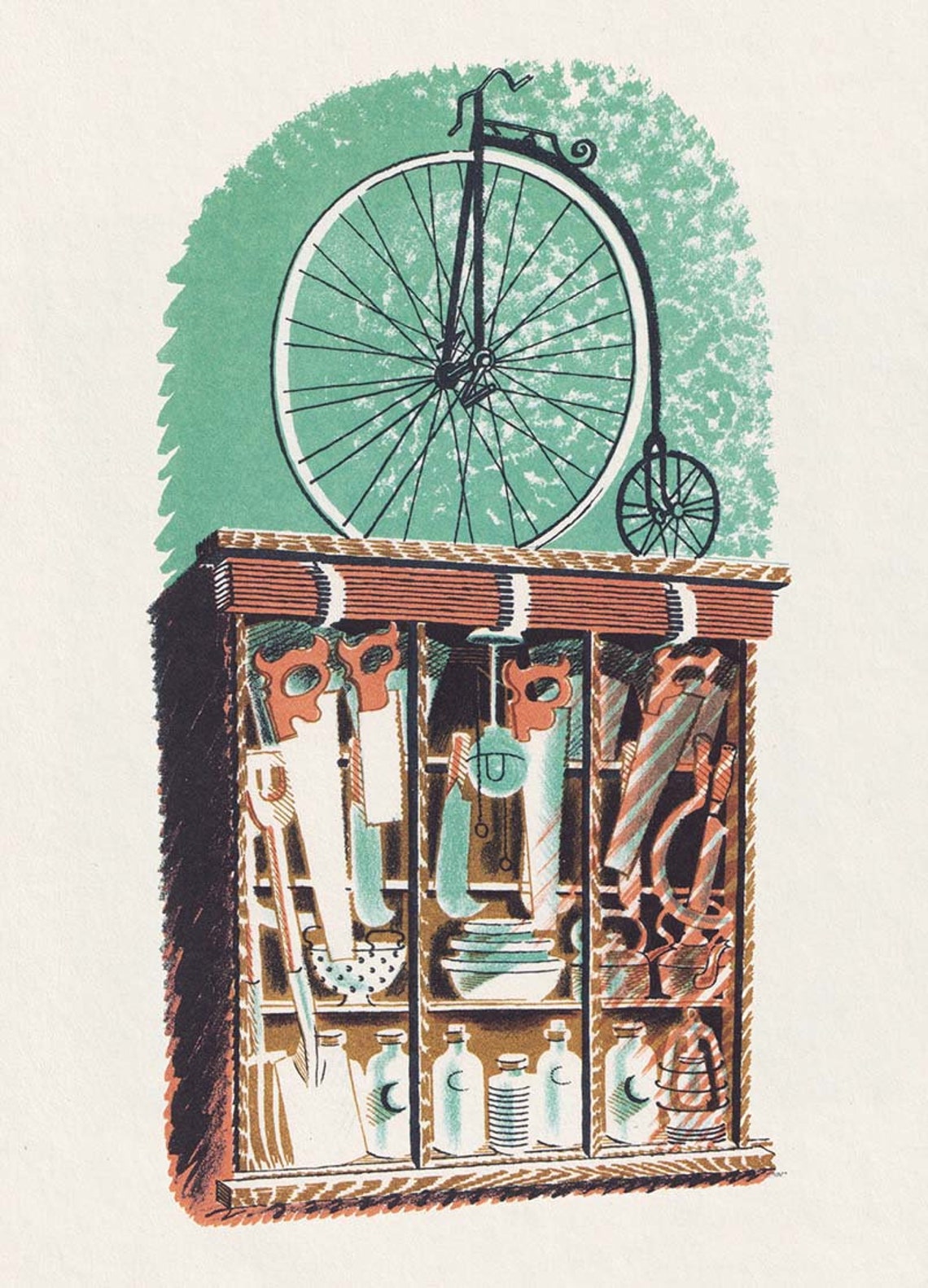 The Eric Ravilious High Street Postcard Collection part I. - Etsy UK