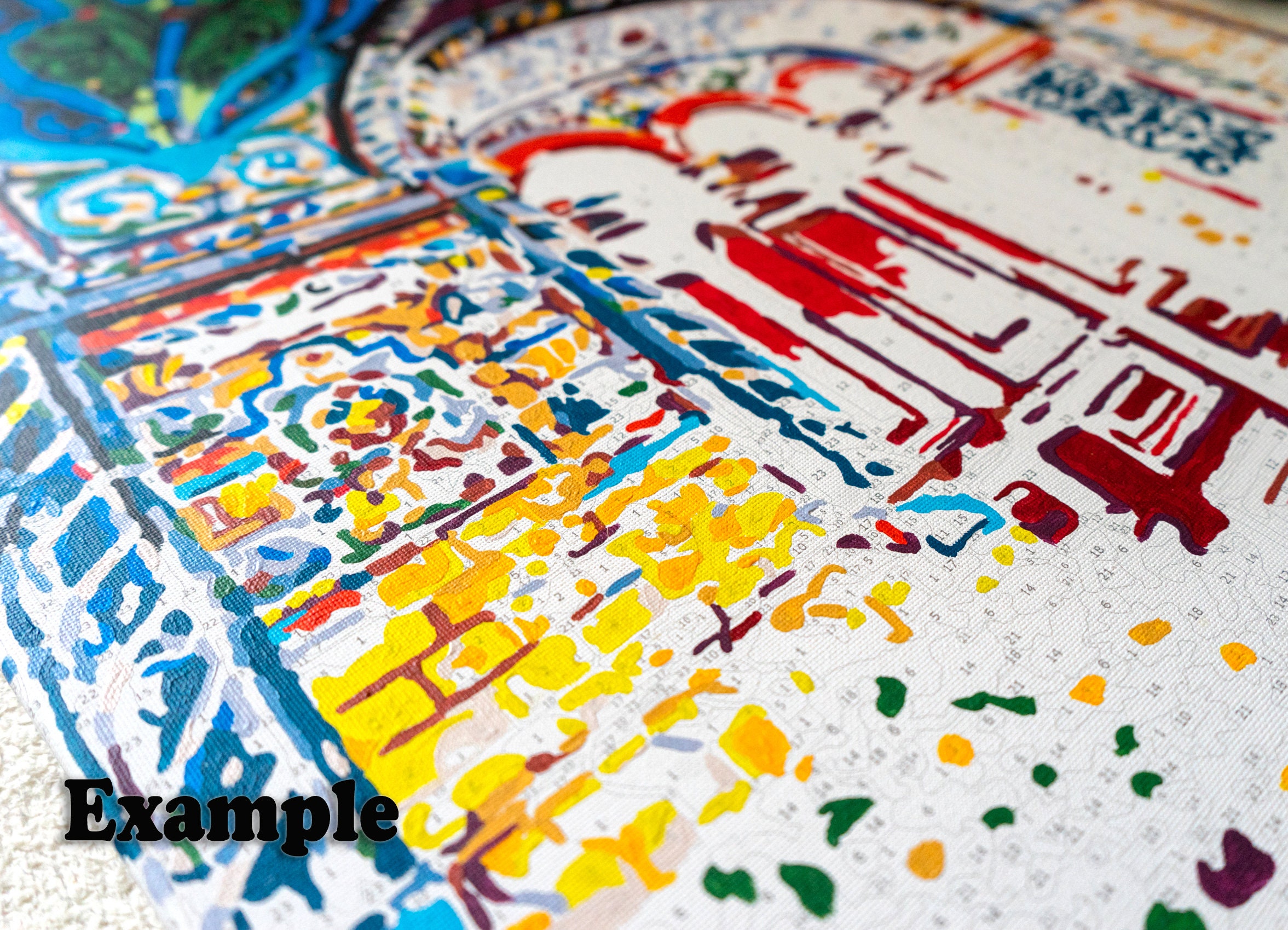 Bright Peony Paint by Number Kit With FRAME Color by Numbers - Etsy