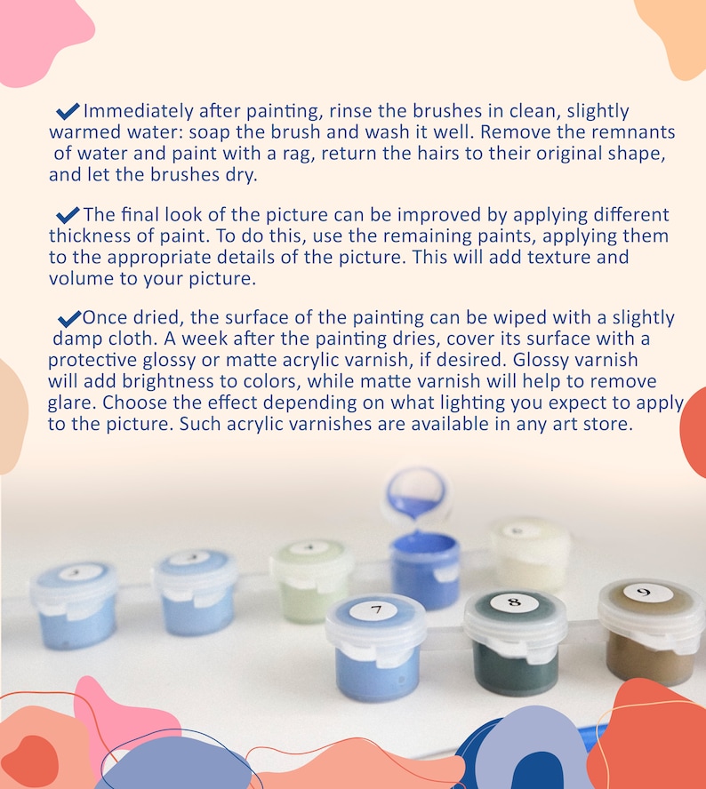 Flowers Paint by Number Kit With FRAME Color by Numbers Kit. Floral ...