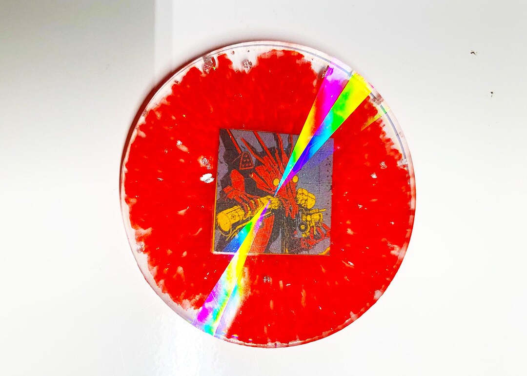 KGLW - Gorge 2024 Concert Poster Red and Sliver Foil Drink Coaster - Etsy