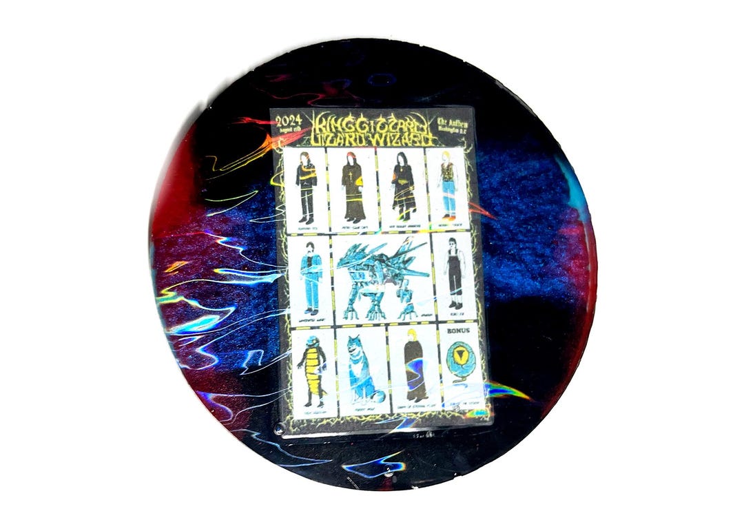 KGLW - DC 2024 Concert Poster Black Blue and Red Drink Coaster - Etsy