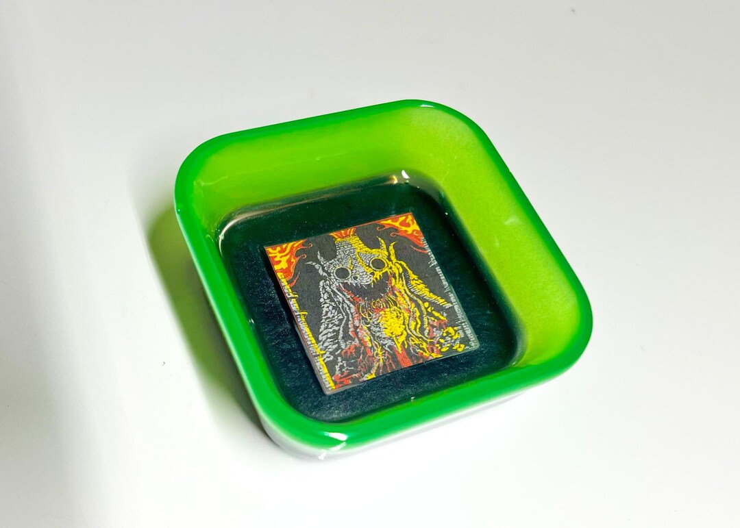 KGLW - Red Rocks 2024 Concert Poster Glow in the Dark Lime Green and ...