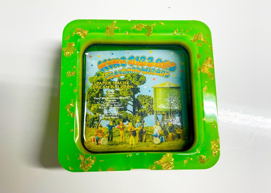 King Gizzard and Lizard Wizard - Paper Mâché Dream Balloon Gold Leaf ...