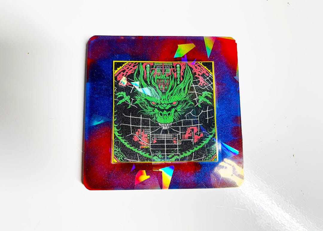 KGLW - Chicago, IL 2024 Concert Poster Blue and Red Drink Coaster - Etsy