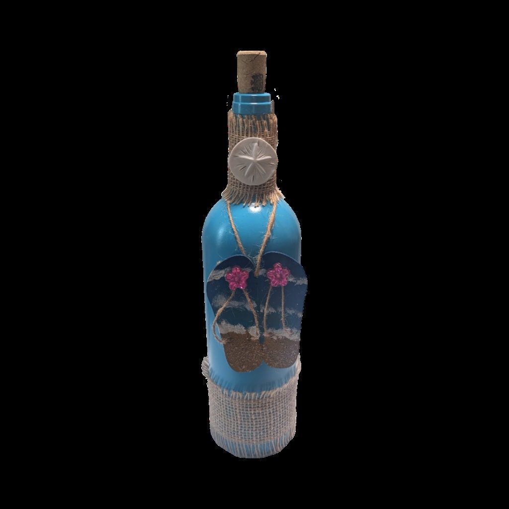 Fun Beach Bottles for Nautical Décor - Etsy