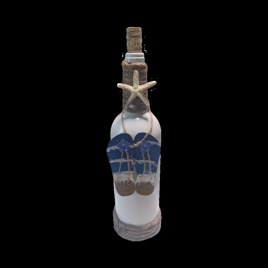 Fun Beach Bottles for Nautical Décor - Etsy