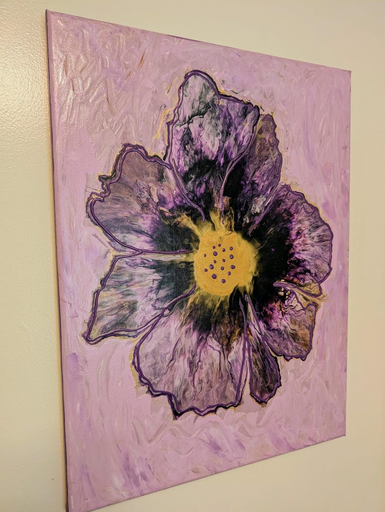 3D Abstract Flower 18"x24" - Etsy