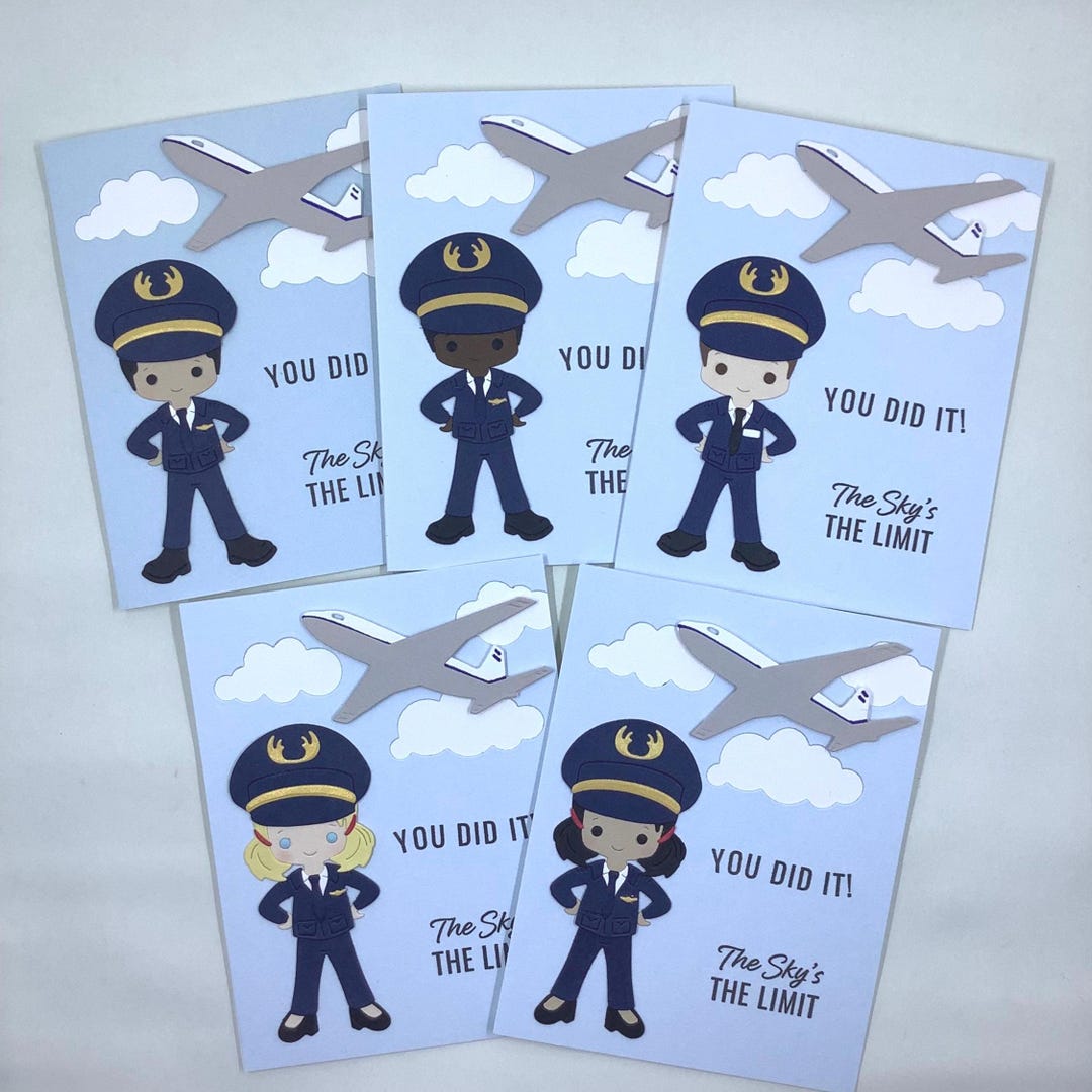 Airline Pilot Congratulations Card - Etsy