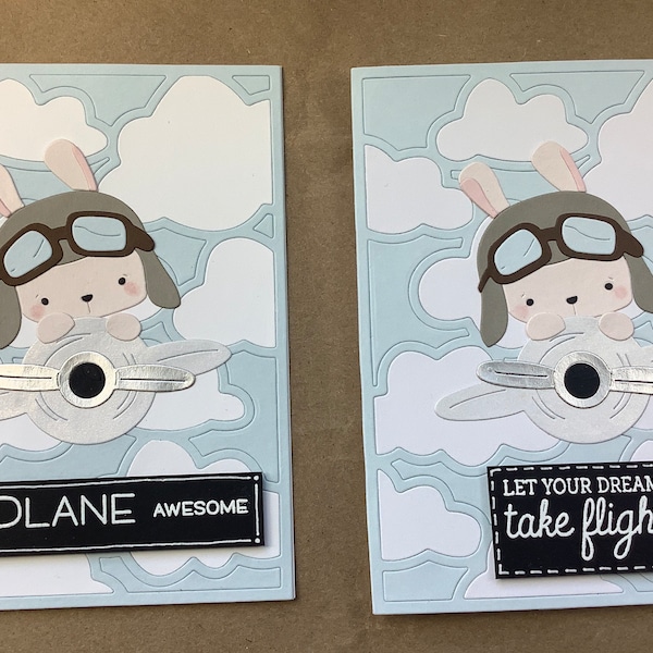 Airplane Card - Etsy