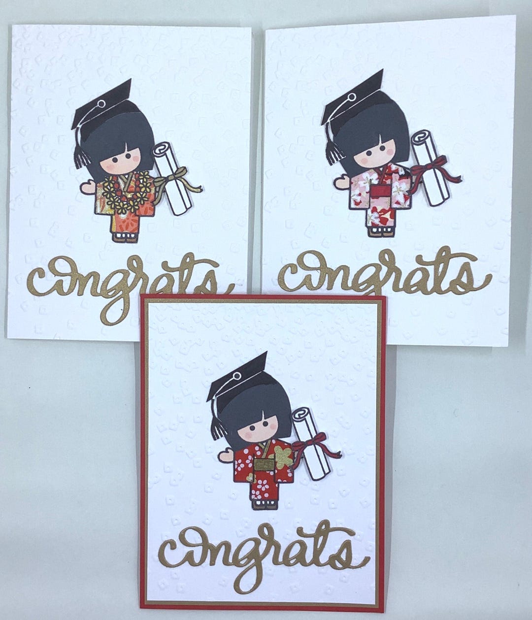 Japanese Girl Kimono Graduation Card - Etsy