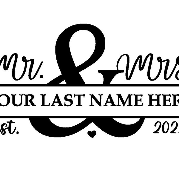 Marriage Decal - Etsy