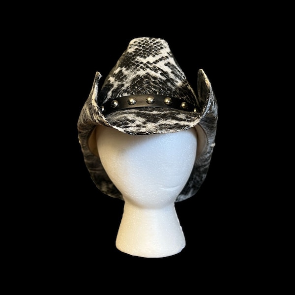 Snakeskin Cowboy - Etsy