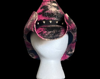 Snakeskin Straw Cowboy Hat for Men and Women Hand-painted Perfect for ...