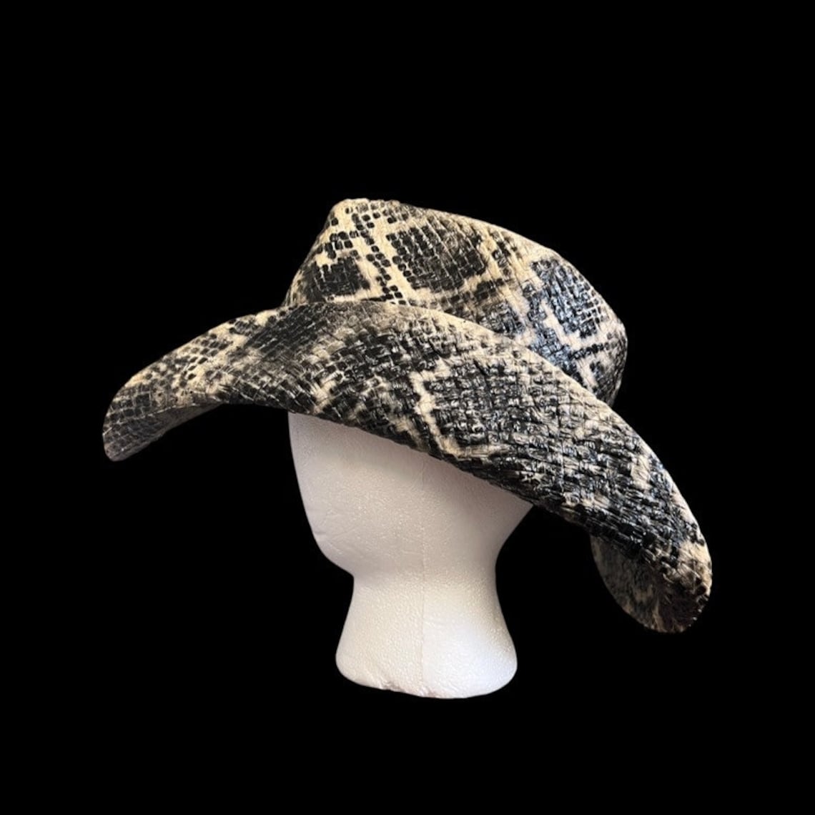 Custom Painted Snakeskin Cowboy Hat - Etsy