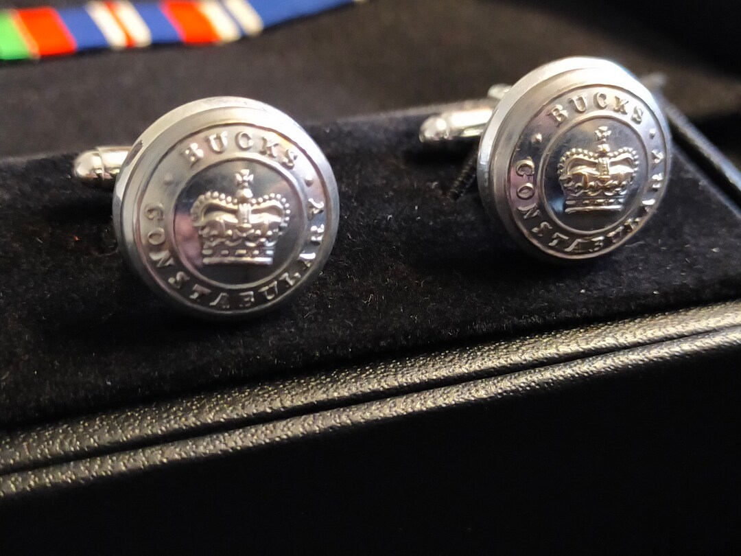 Historic Buckinghamshire Constabulary Police Tunic Button Cufflinks ...