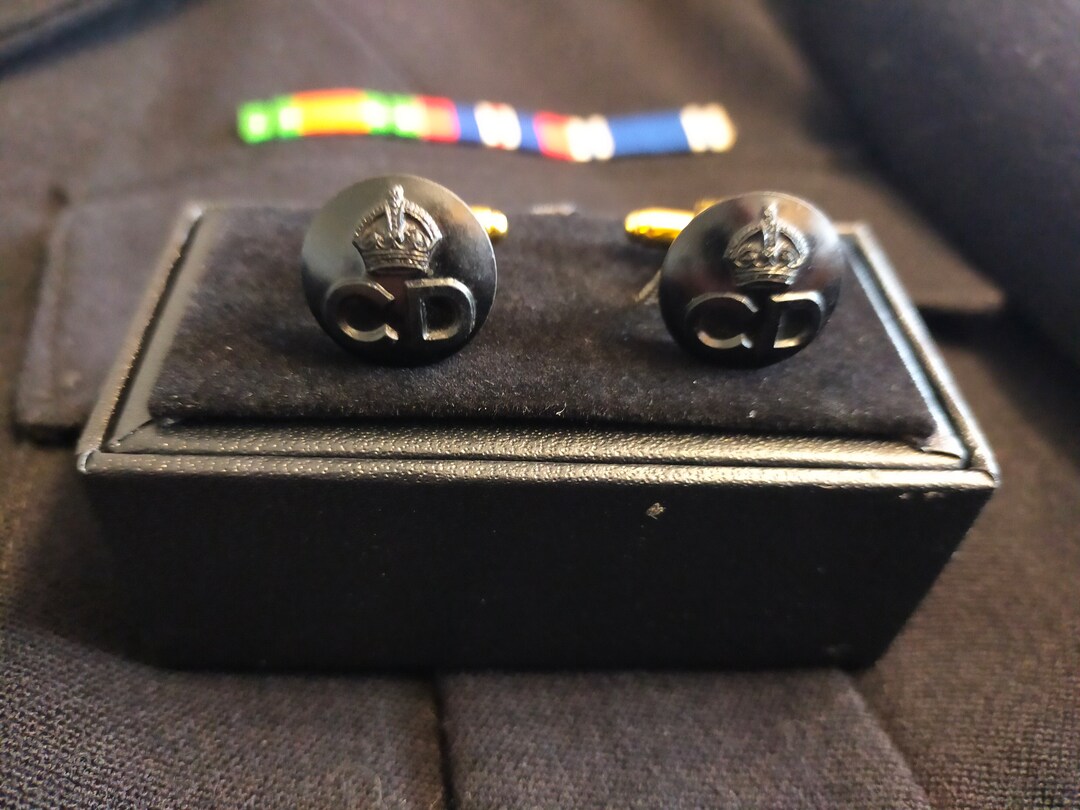 WW2 Vintage Civil Defence, ( Dads Army ) Tunic Button Cufflinks ...